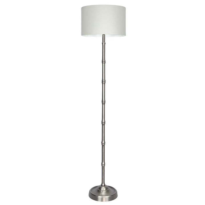 Buy Hamptons Alexander Antique Silver Floor Lamp