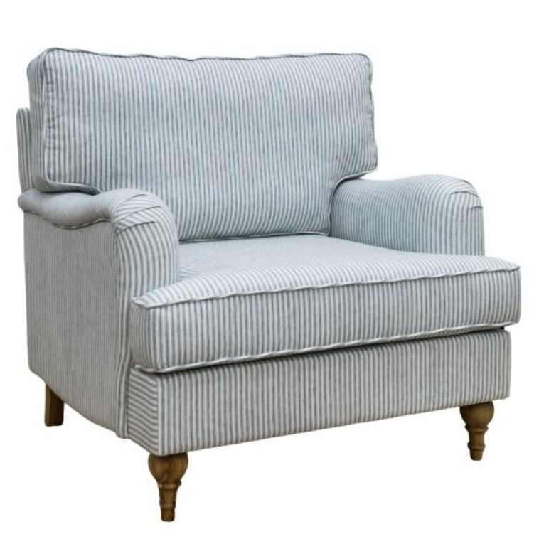 Buy Hamptons Madeline Linen Armchair