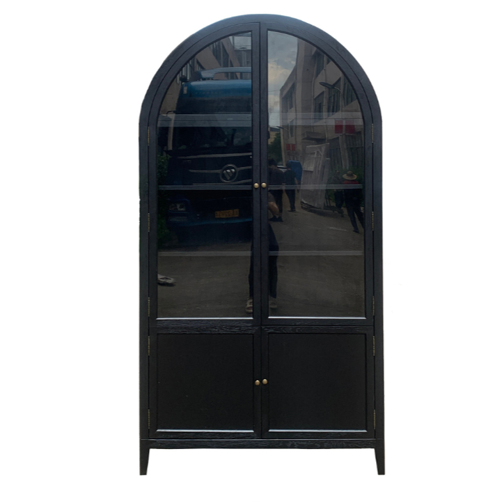 Buy Hamptons Arch Glass Display Cabinet