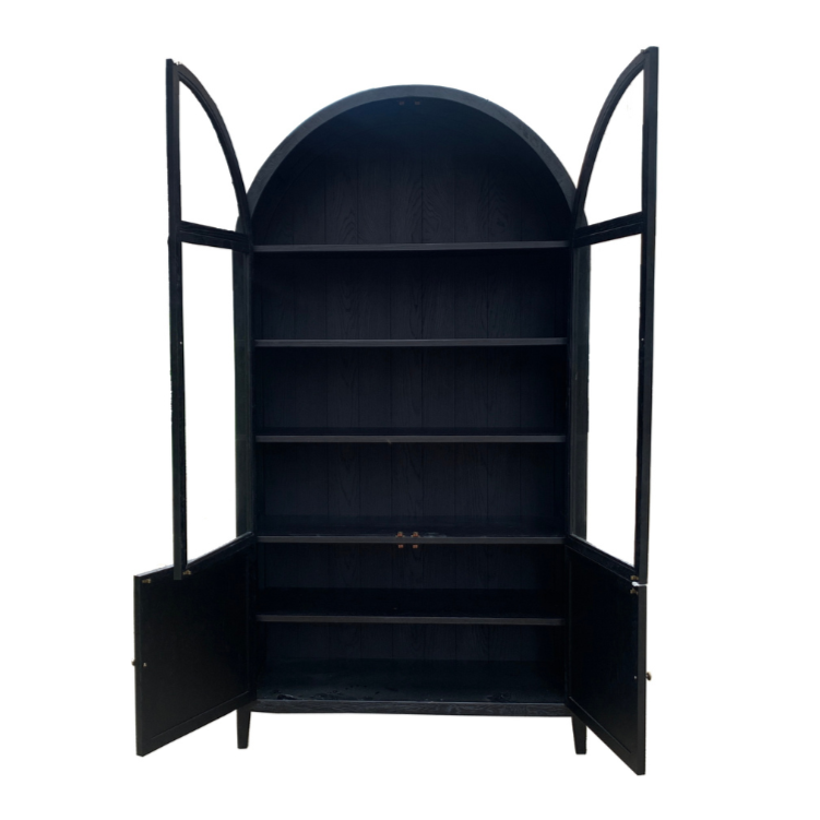 Buy Hamptons Arch Glass Display Cabinet