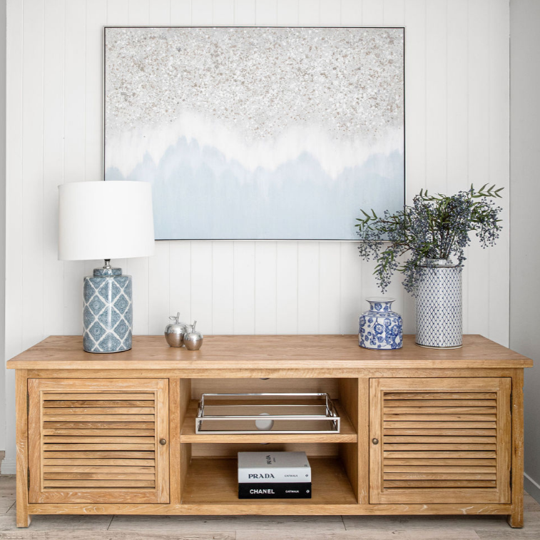 Hamptons TV Units - Charming Hamptons Entertainment Units