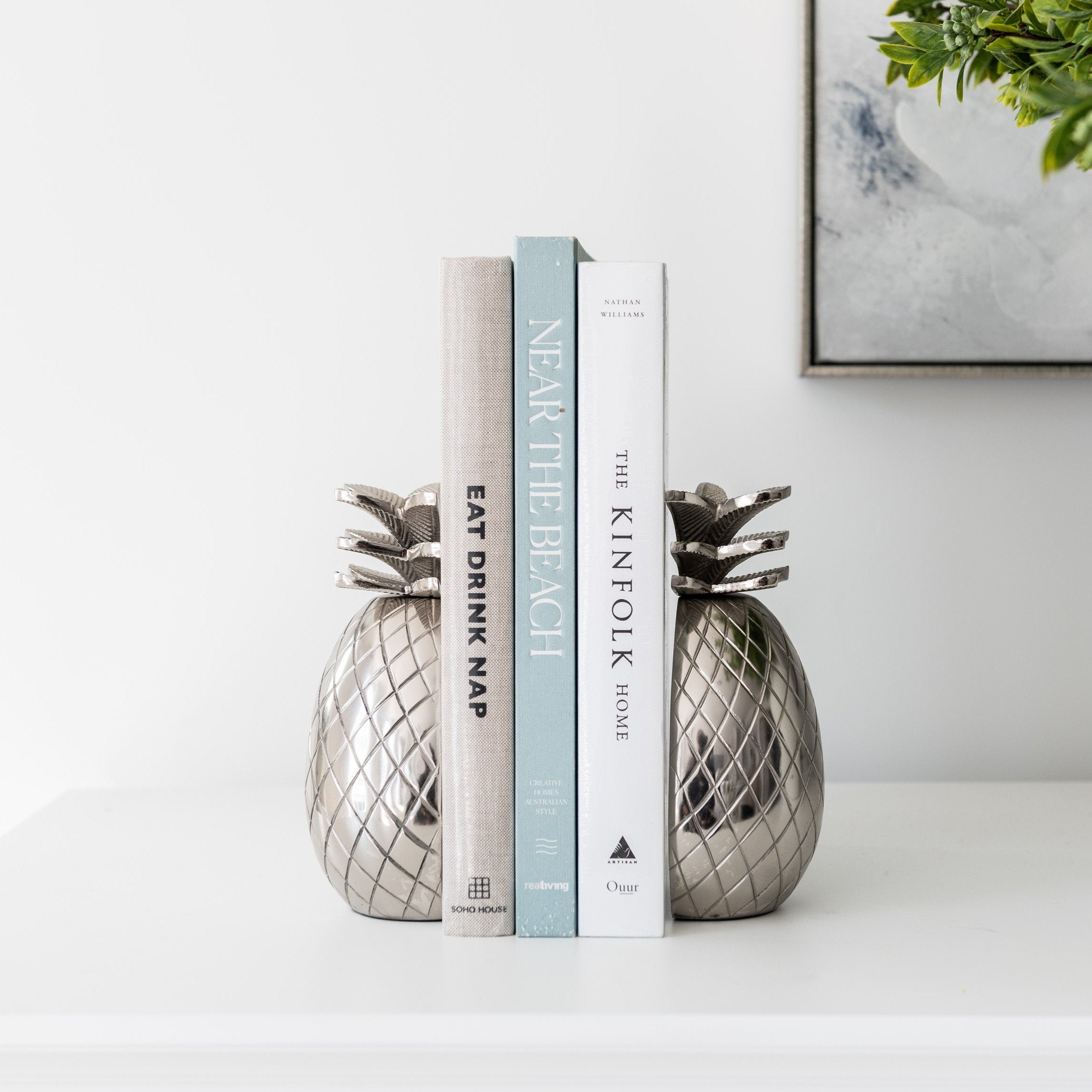 Pineapple Nickel Bookends – Style My Home