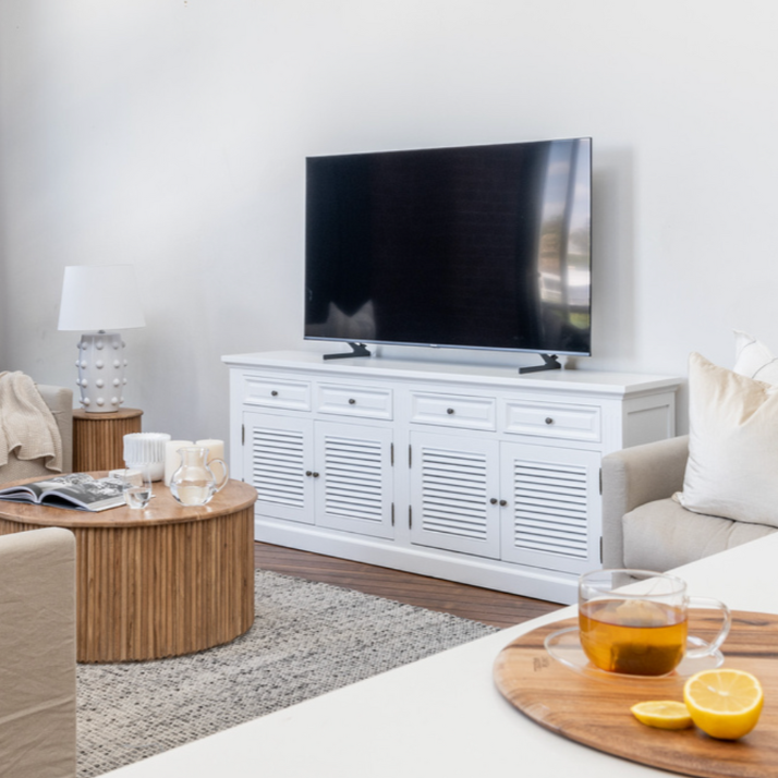 Hamptons TV Units - Charming Hamptons Entertainment Units