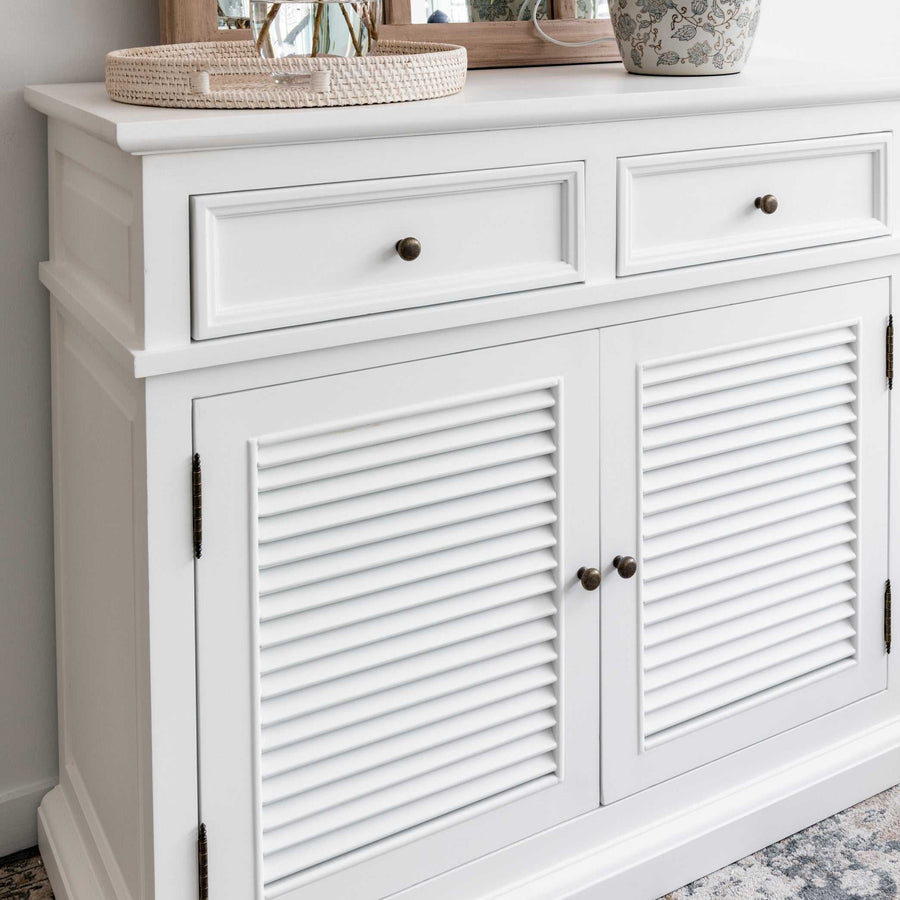 Buy Hamptons Hamptons Buffet - Plantation Small Louvre Buffet