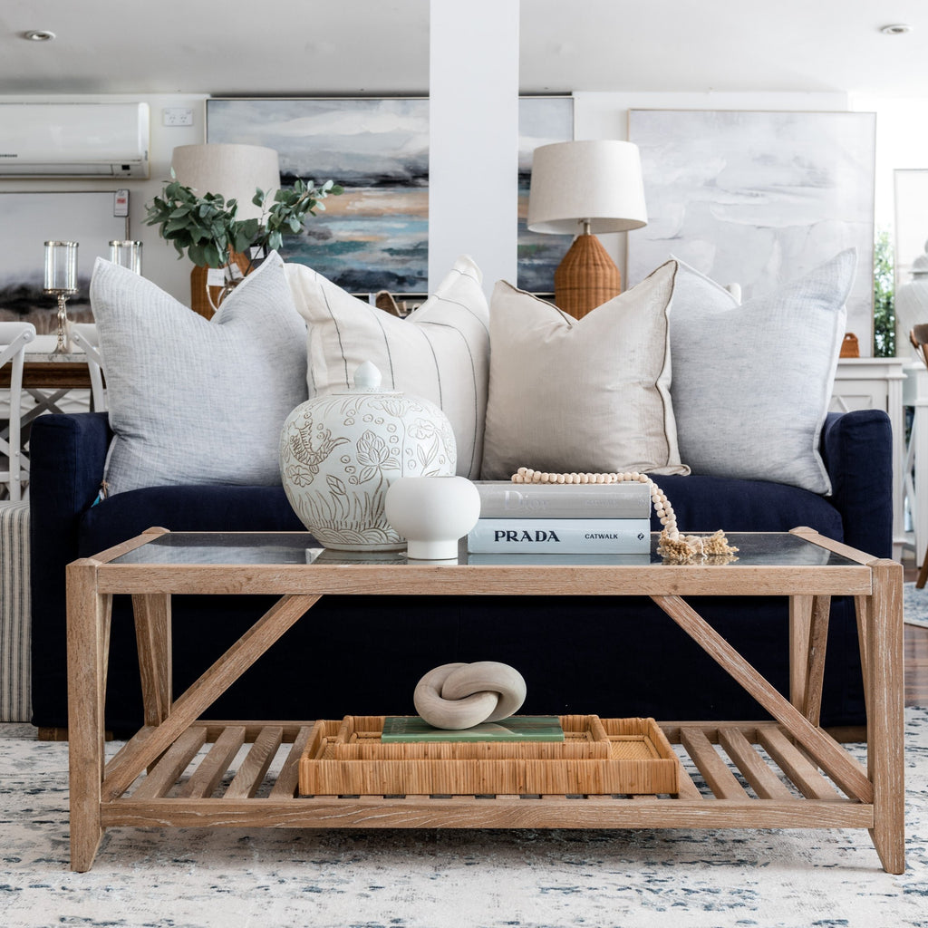 Hamptons Rectangle Coffee Tables - Elevate Your Coastal Living Space