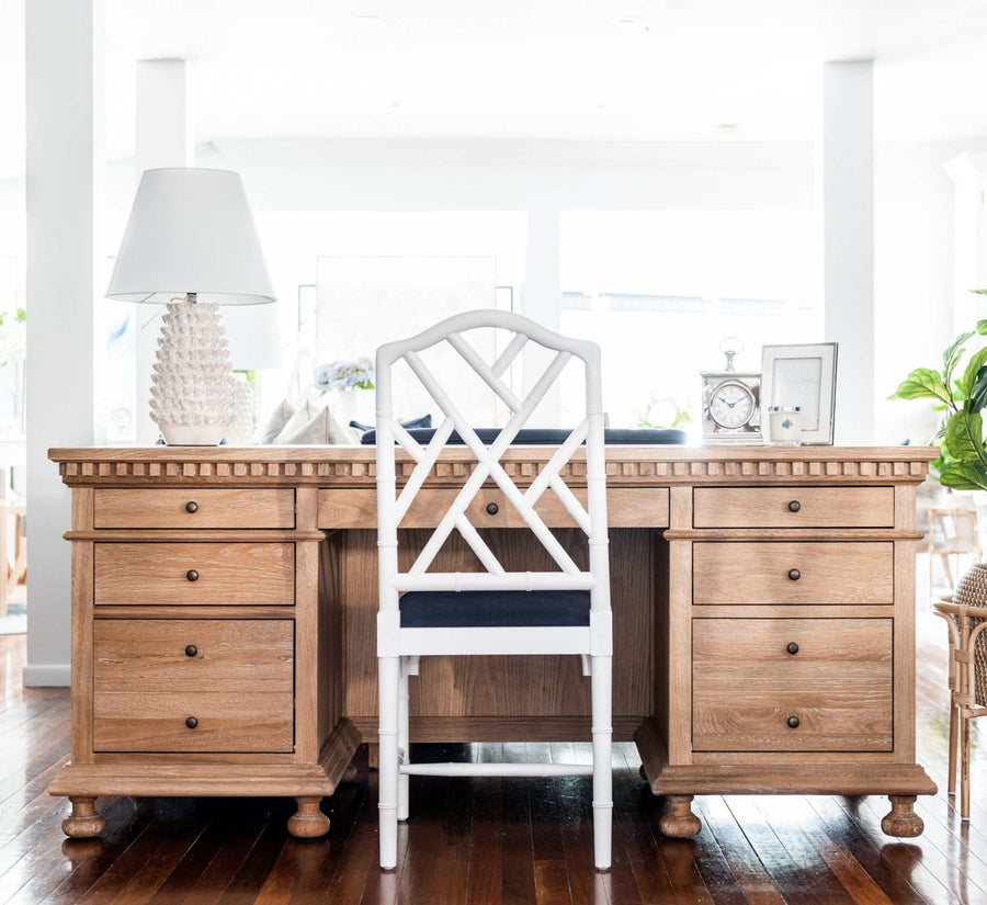 Buy Hamptons Hamptons Desks - Nicholas Large Study Desk