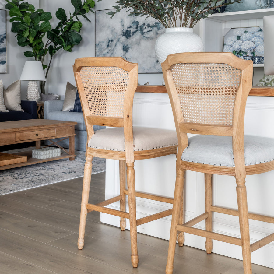 Buy Hamptons April Luxury Upholstered Kitchen Stool