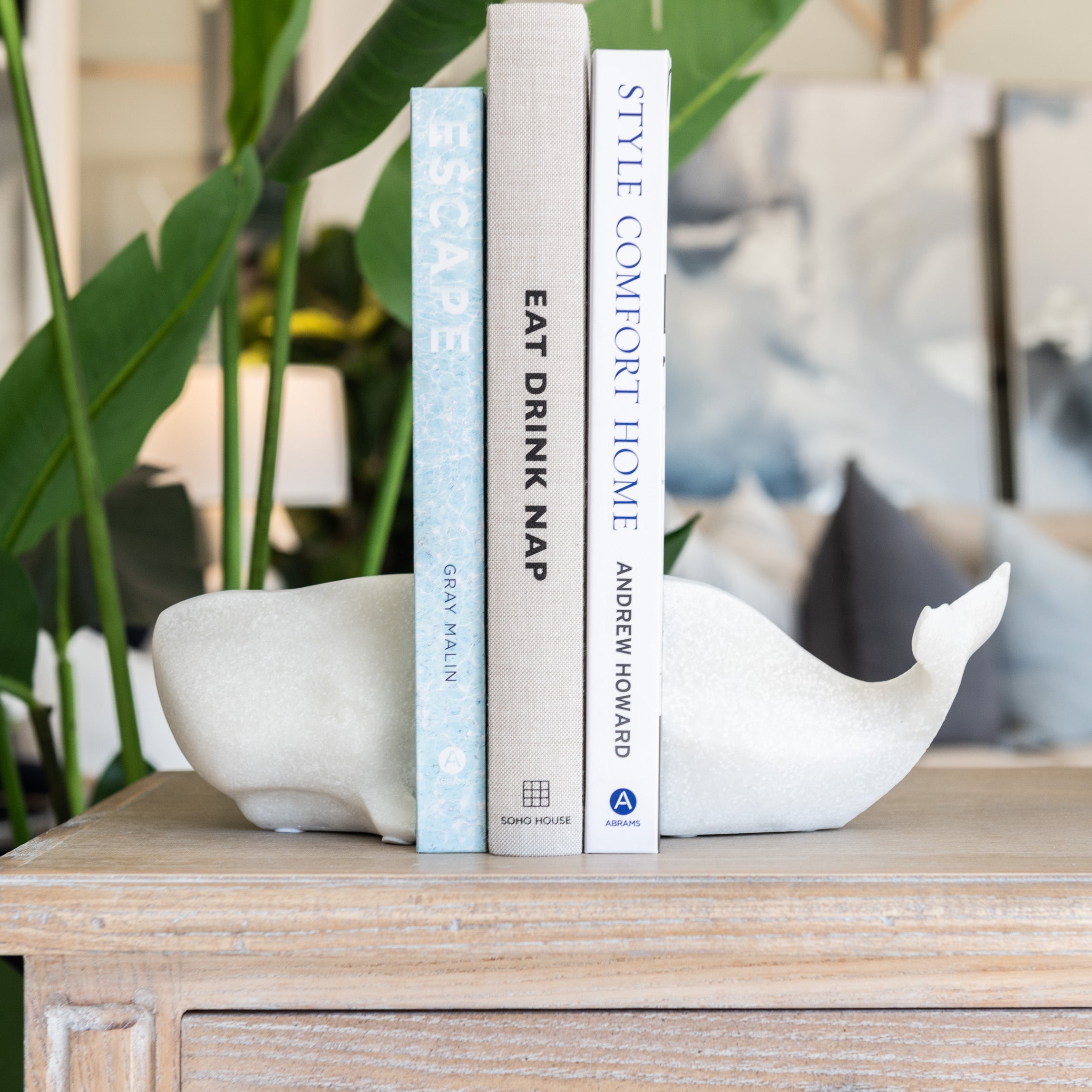 Hamptons Whale Bookends – Playful Decor – Style My Home