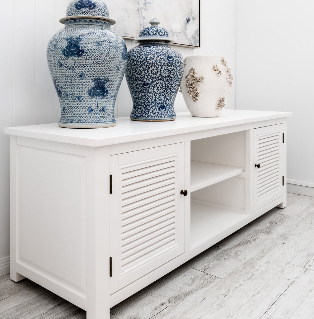 Hamptons TV Units - Charming Hamptons Entertainment Units
