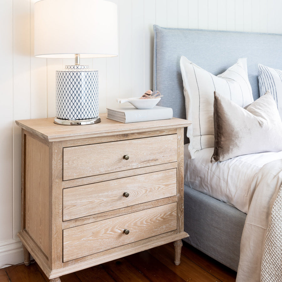 Buy Hamptons Sophia Large Bedside Table