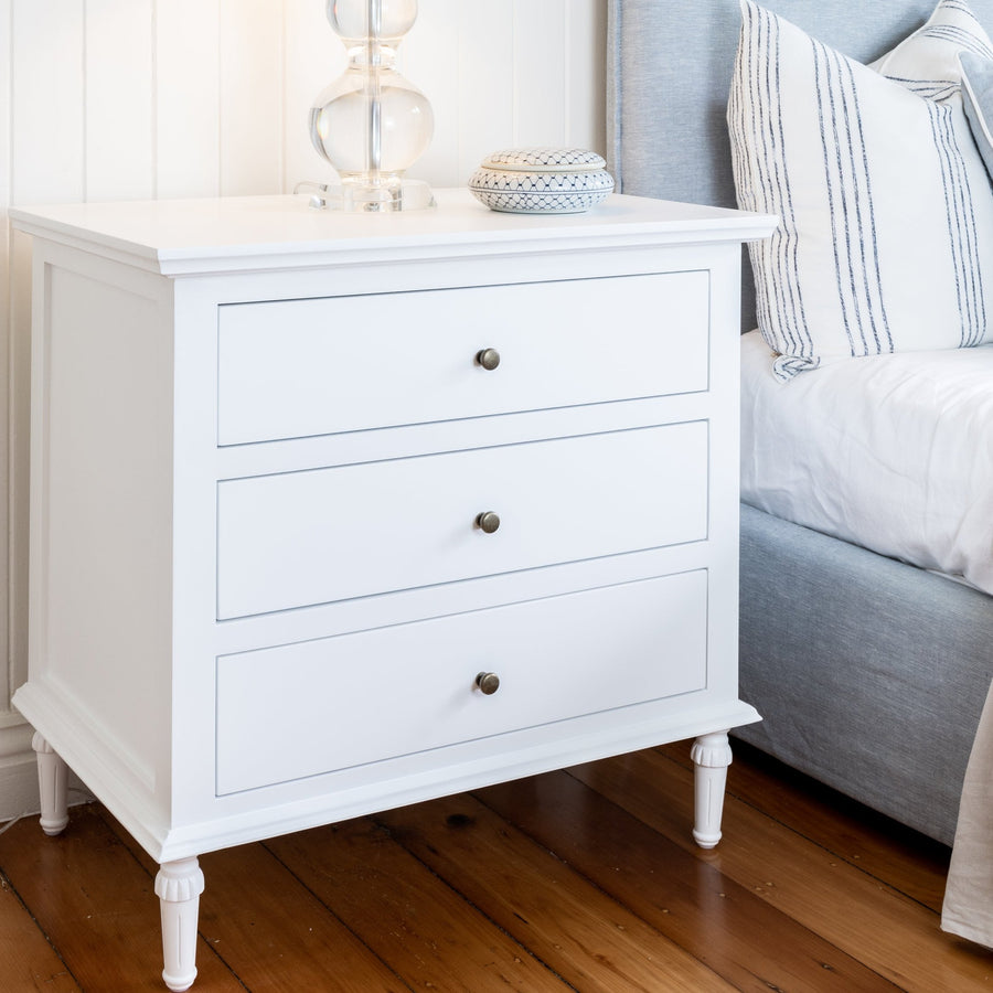 Buy Hamptons Sophia Large Bedside Table