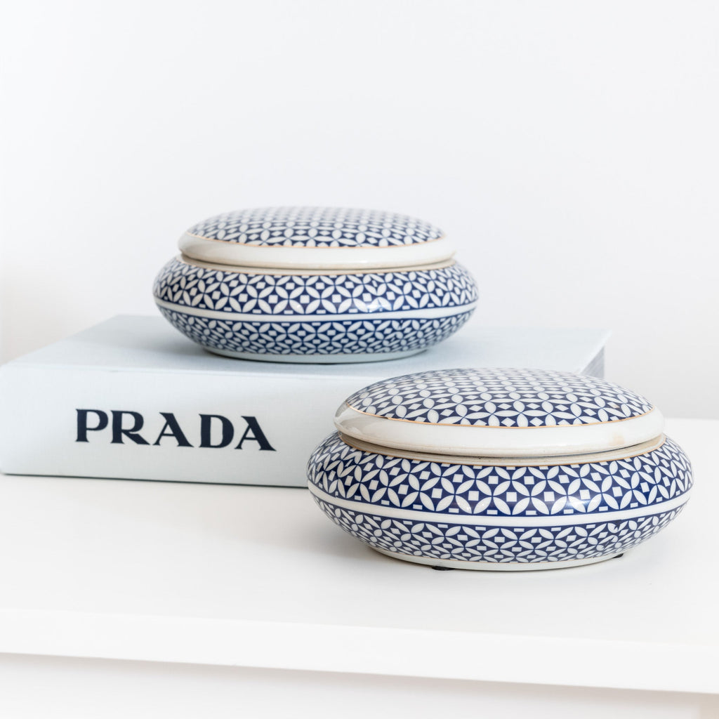 Hamptons Decor Trinket Boxes - Add Hamprtions Charm to Your Decor