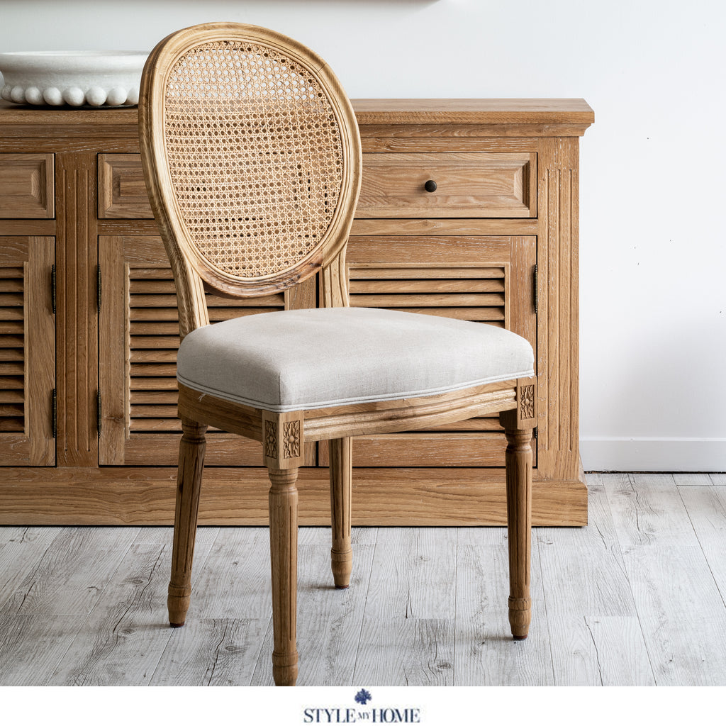 Hamptons Dining Chairs with Fabric Seats - Style & Comfort Combined
